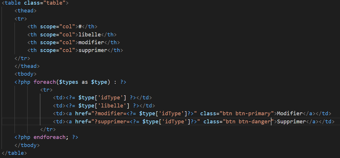 PDO : relation BD / Serveur PHP - H2PROG